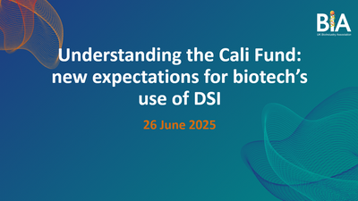 Understanding the Cali Fund: new expectations for biotech’s use of DSI ...